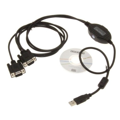 2 Port Pro USB 2.0 to Serial Converter, TX/RX LED COM Retention ...