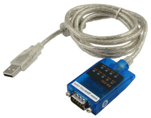 5ft. USB 2.0 RS-232 Serial Adapter with LED Indicators