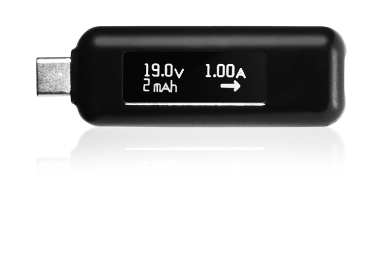 Gearmo USB Type C Power Delivery Tester with OLED Display (Black)