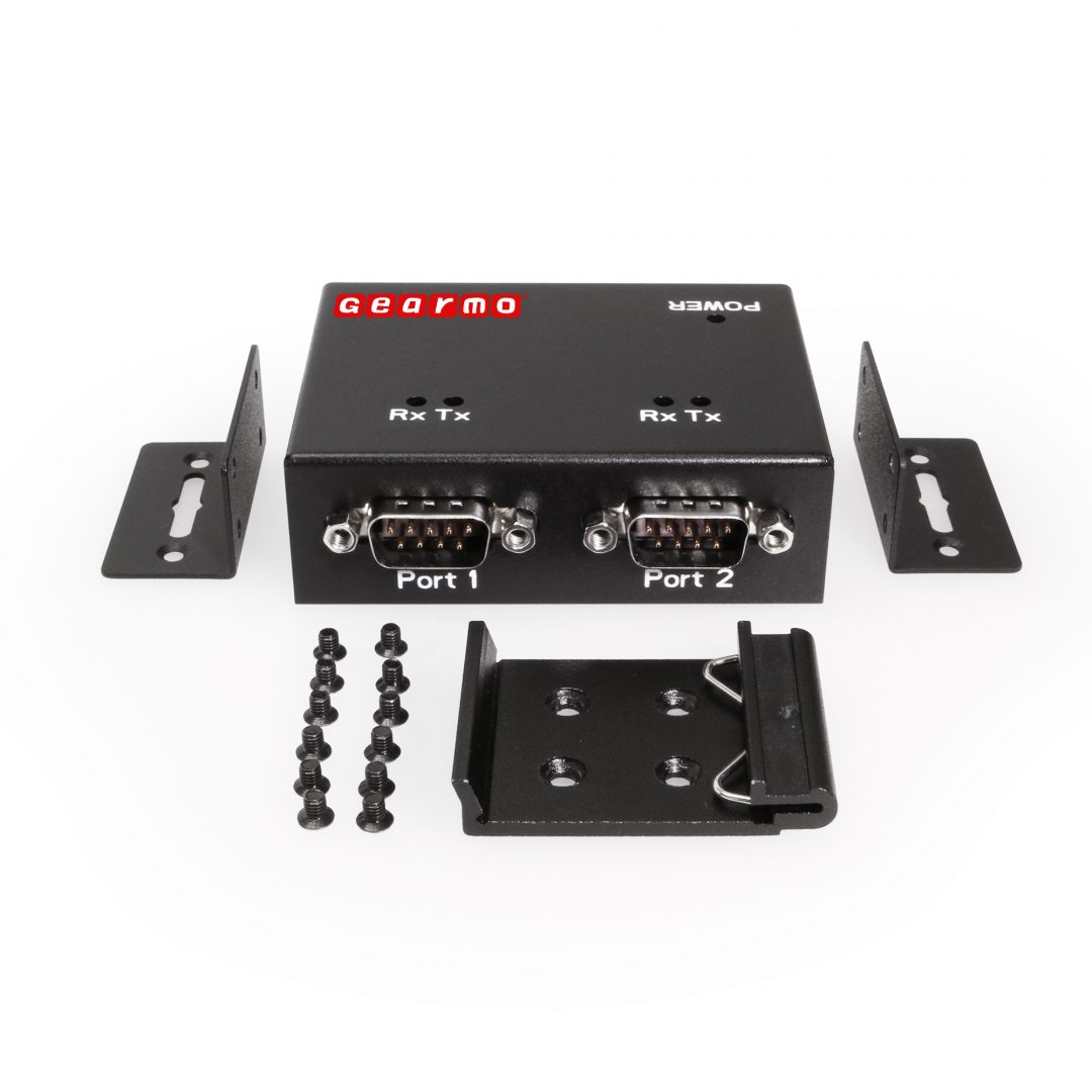 Gearmo USB 2 Port Serial Adapter RS232 featuring FTDI Chipset with LED ...