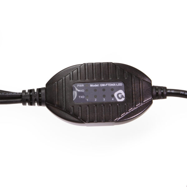 4 Port USB To Serial Adapter with RX/TX Indicators