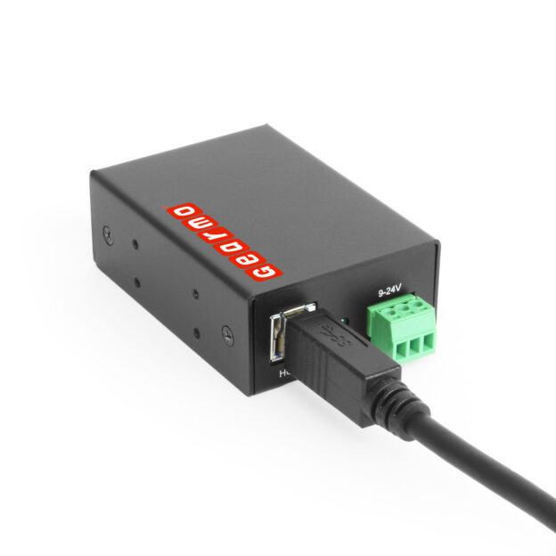 4-Port USB 3.2 Gen 1 Slim Industrial Metal Hub w/15KV ESD Protection